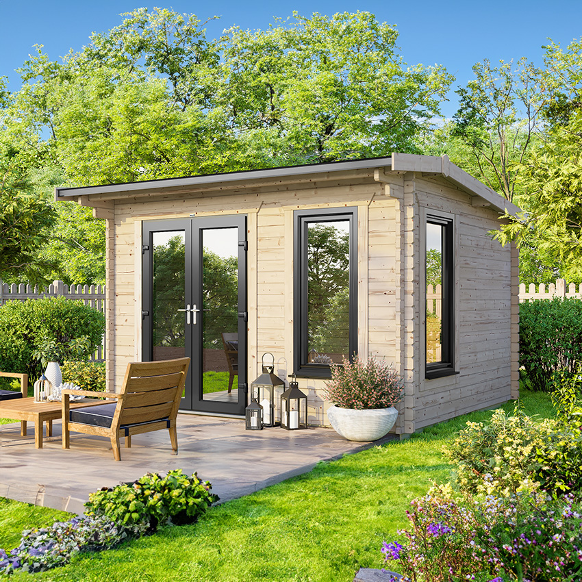 Shed City Power Apex Log Cabin | Log Cabins Telford Shrewsbury