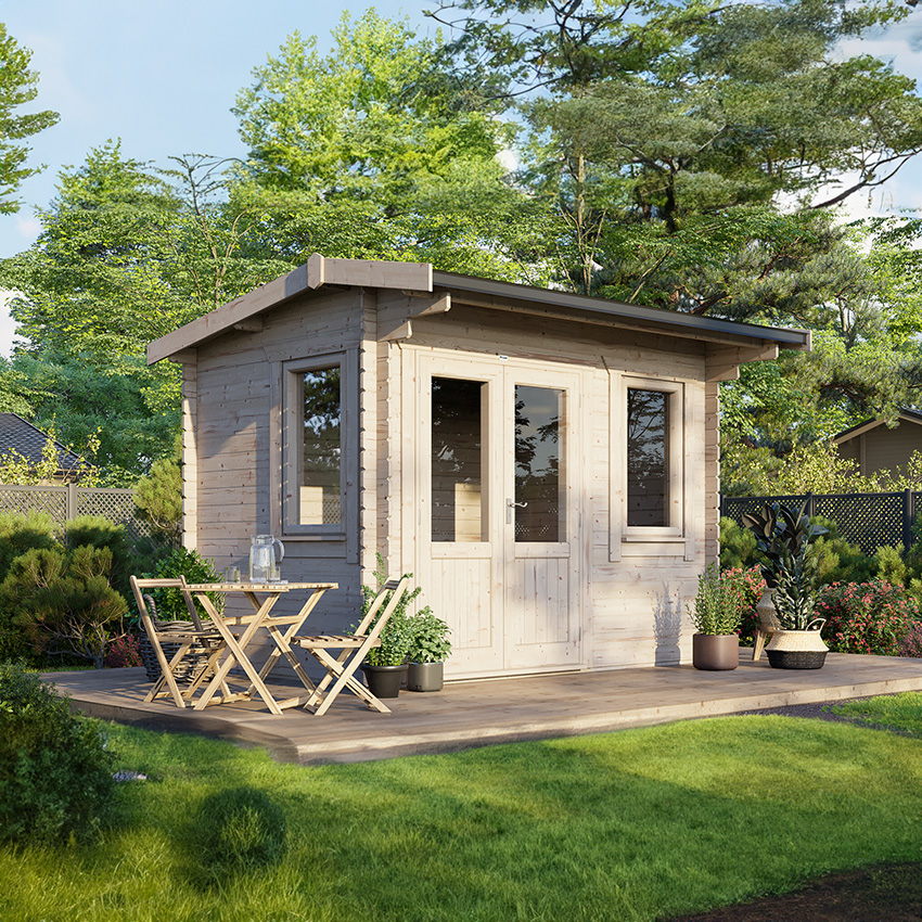 Power Apex Log Cabin 28mm | Log Cabins Shrewsbury