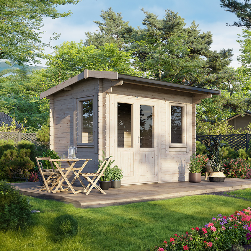 Power Apex Log Cabin 28mm | Log Cabins Shrewsbury